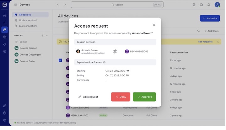 iTWire - TeamViewer adds additional security and productivity features ...