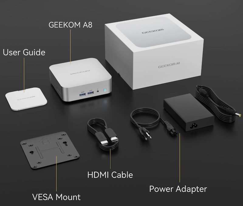 iTWire - The GEEKOM A8 mini-PC - small in size, huge in power