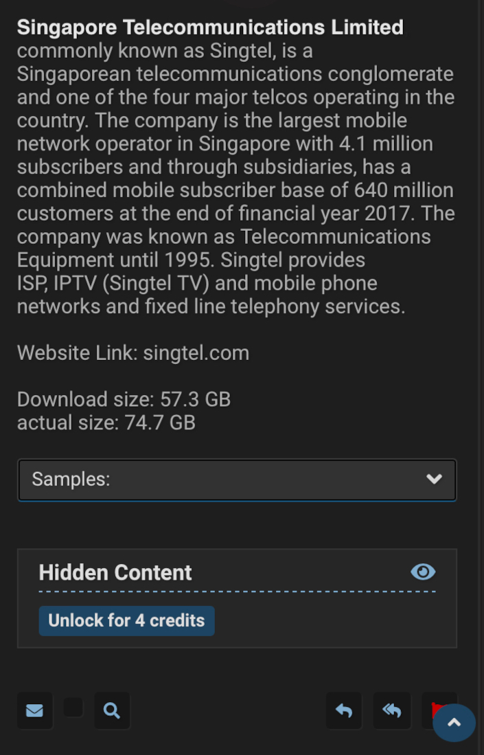 iTWire - Singtel's 'old data' first posted on dark web in Feb 2021: researcher