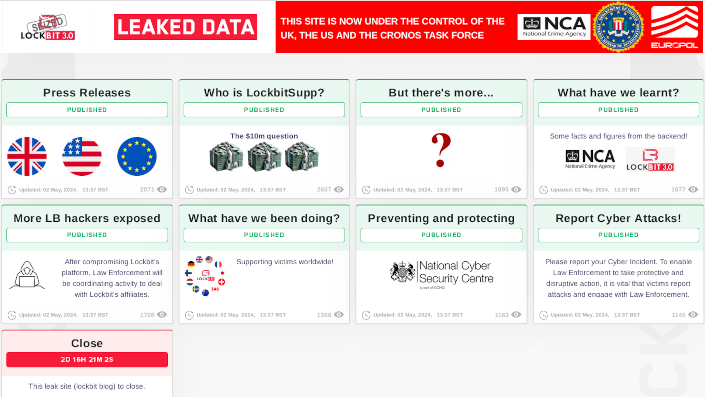iTWire - LockBit ransomware gang leader named, US offers US$10m reward