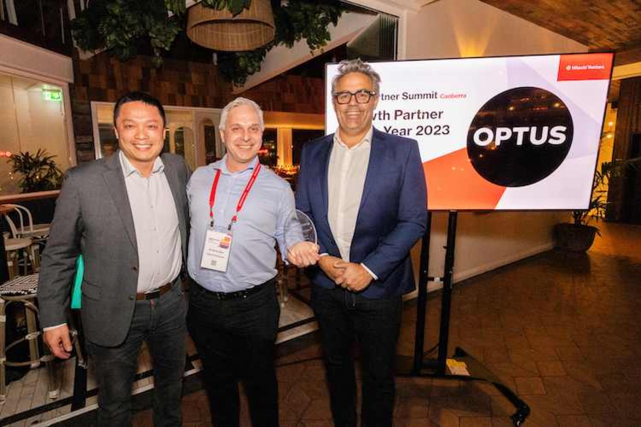 iTWire - ANZ Growth Partner of the Year awarded to Optus Enterprise following exceptional engagement