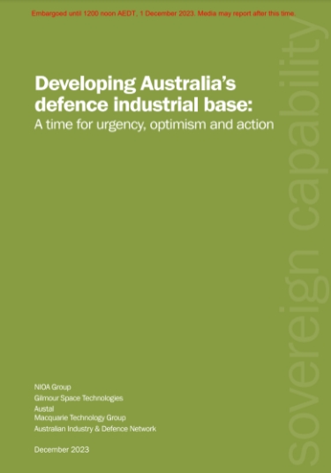 iTWire - New paper details strategy for Australian sovereign defence ...
