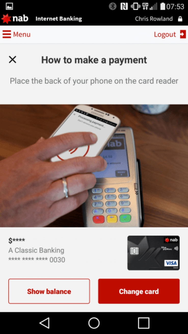 iTWire - NAB’s new mobile payment service backed by VISA