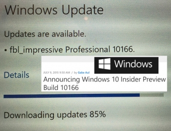 iTWire - Latest Windows 10 builds come thick and fast: Build 10166