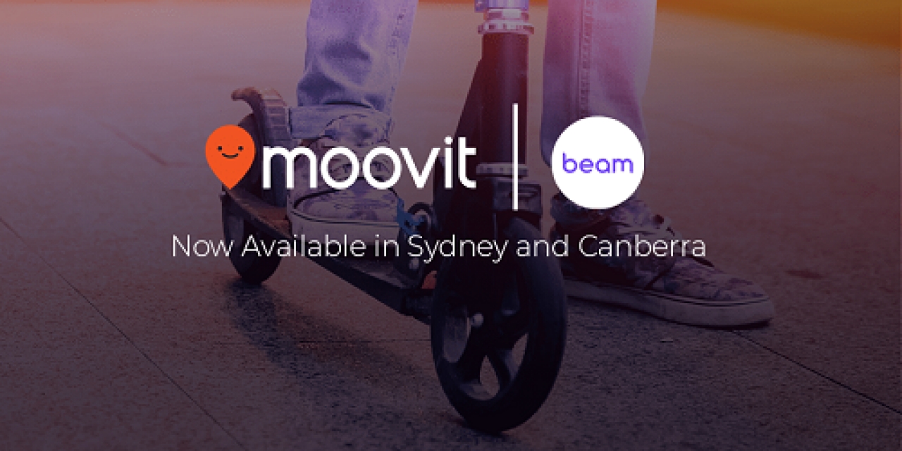 iTWire - Beam and Moovit connect Australians to more e-scooters and e-bikes